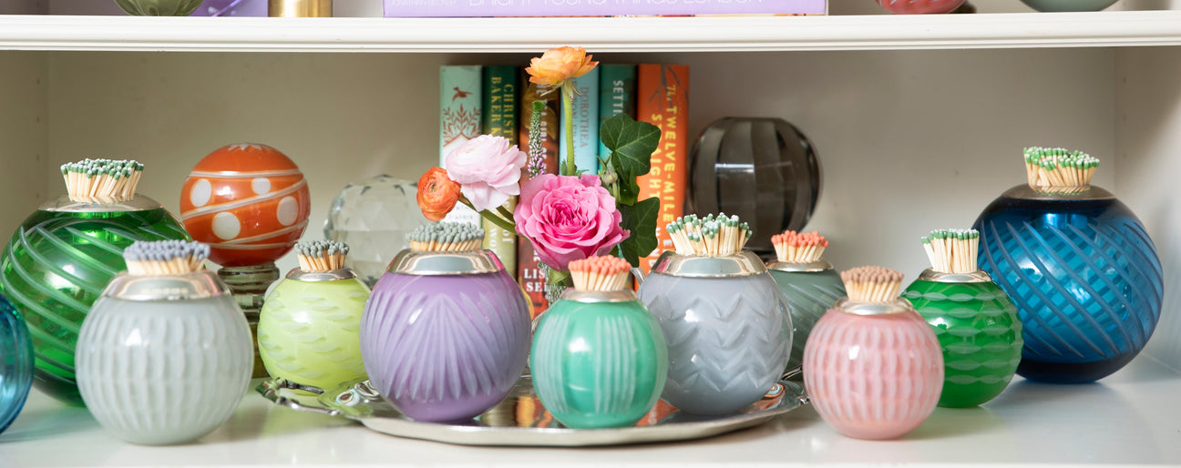 Hand-Blown Crystal Match Strikes: Timeless Elegance for Your Home – The ...